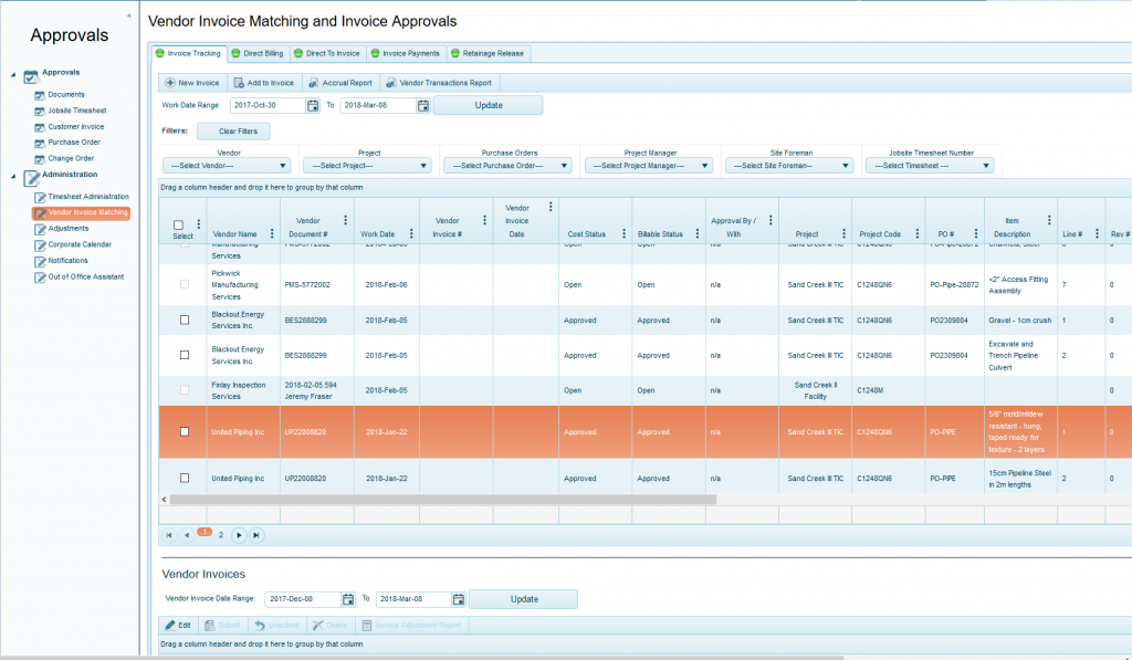 Construction Billing Software | Contractor Invoicing | 4castplus